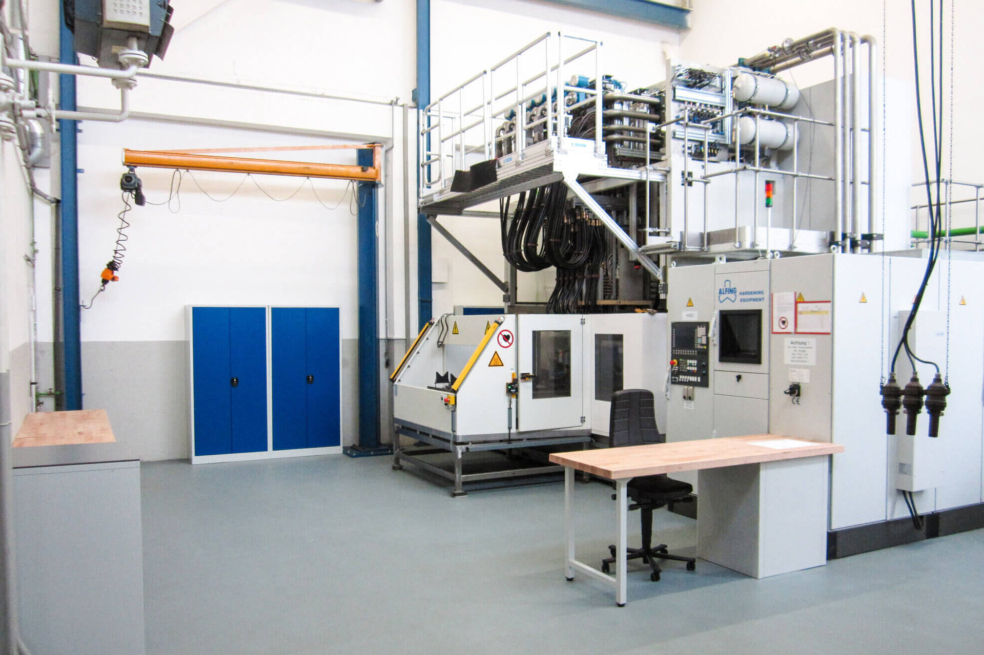 Zusatzleistungen und Module für Härtemaschinen - MAFA Alfing Kessler